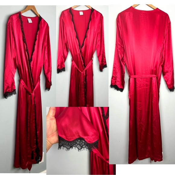 Cabernet | Intimates & Sleepwear | Cabernet Xl Sleepwear Satin Lace ...